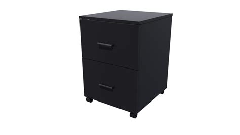 Office Mobile Drawer Unit 2 File Drawers Locking Skara Furniture