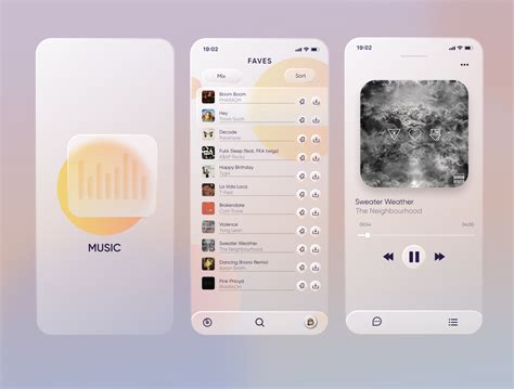 Glassomorphism Music App Concept By Nika On Dribbble