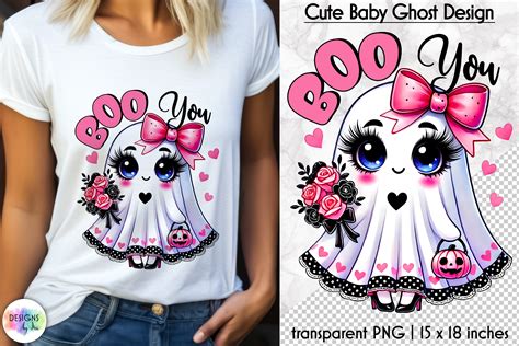Cute Funny Ghost Png Cute Halloween Png Graphic By Designs By Ira