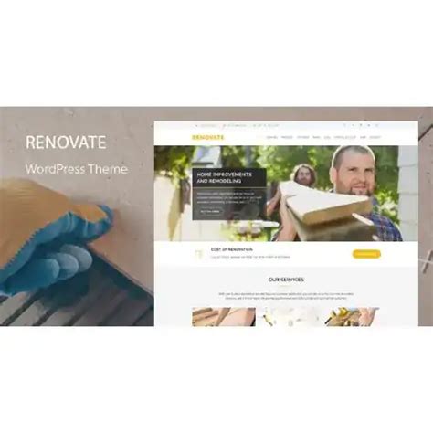 Renovate Construction Wordpress Theme V7 6 Wp Tool Mart
