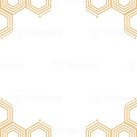 Modern Geometric Hexagonal Shape Design 17399286 Png