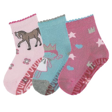 Детски чорапи със силиконова подметка 3 чифта Чорапи