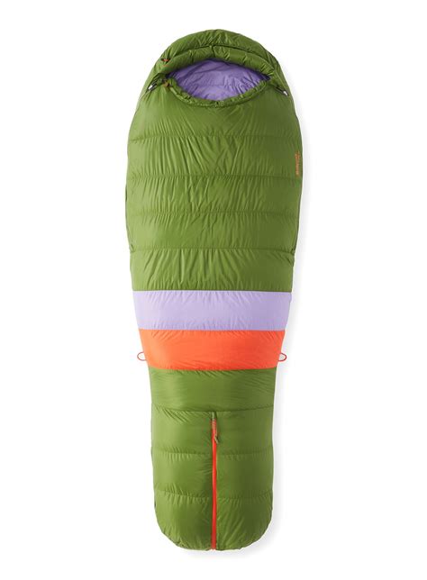 Dámský Péřový Spací Pytel Marmot Angel Fire Long 183 Cm Foliage