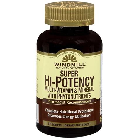 Super Hi Potency Multi Vitamin And Mineral Tablets 60s Medcare