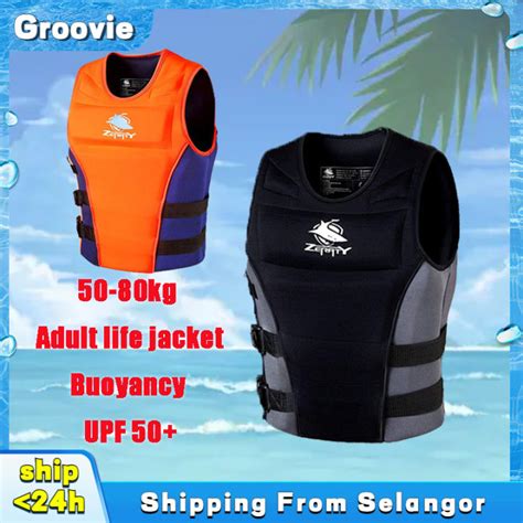 【ready Stock】life Jacket Vests Adults Neoprene Professional Impact Vest