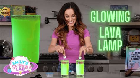 Glow In The Dark Lava Lamp Emilys Science Lab Youtube
