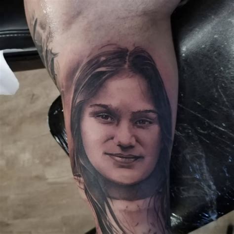Black And Gray Realistic Portrait
