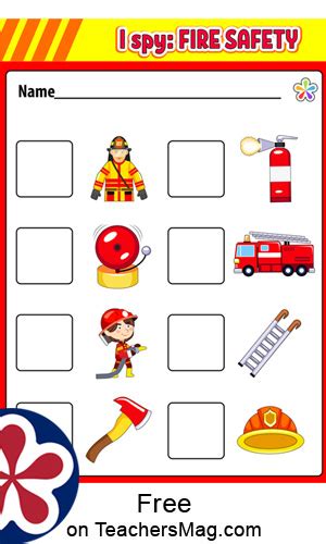 Fire Safety Free Emergency Plan Worksheets Fire Prevention