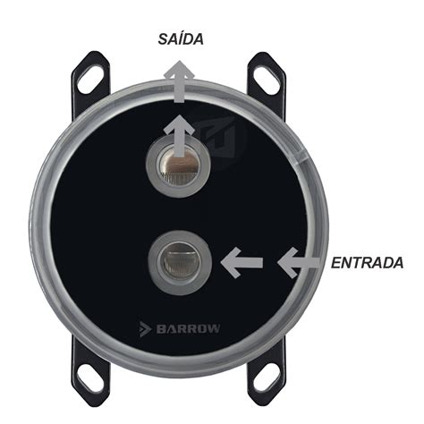 Cpu Block Amd Barrow Ltyba 04 V2 Rgb Para Water Cooler Custom Power