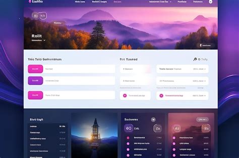 Premium Ai Image Professional Web Layout Design Concepts With Crazy