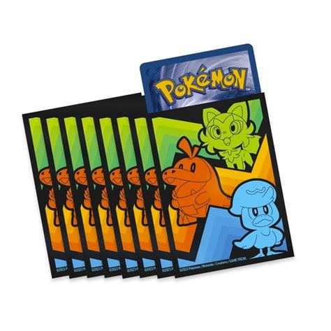 Paldea Evolved Sprigatito Fuecoco And Quaxly Sleeves Paldea Evolved Pokémon Cardtrader