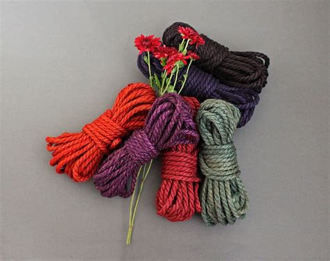 6 Shibari Rope Set Bdsm Rope Bondage Rope Sex Rope Etsy