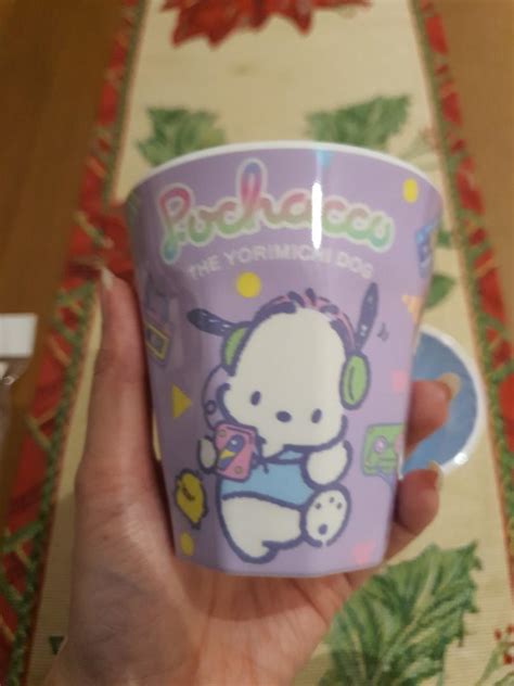 Sanrio Pochaco Hello Kitty Chip Dale Cinamoroll Tumbler Melamine Cup Hobbies And Toys