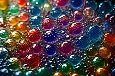 Premium Ai Image Colorful Bubble Wrap Macro Texture