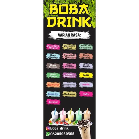 Jual X Banner Boba Spanduk Banner Benner Bener Shopee Indonesia