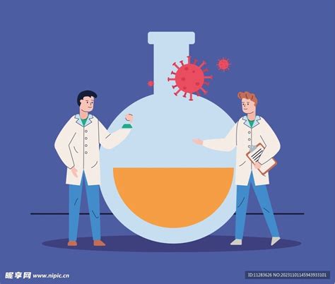 科学家插画设计图卡通设计广告设计设计图库昵图网