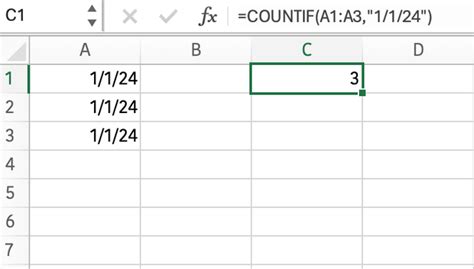 Countif With Date Not Working R Excel
