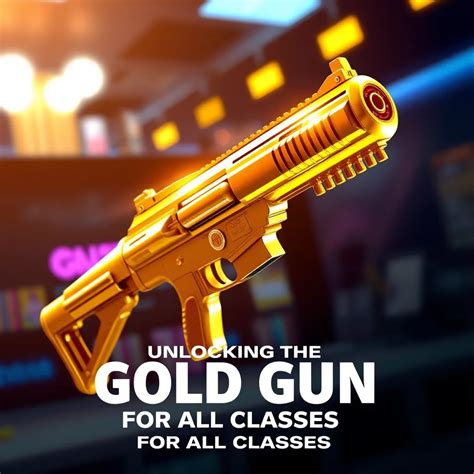 Unlocking The Latest Gold Gun For All Classes Leveluptalk