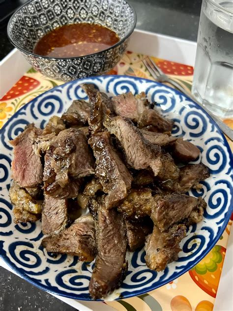Menu Makan Malam Semalam Daging Bakar Cecah Sos Thai