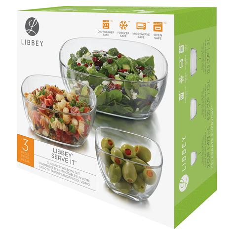 Libbey Glass Nesting Bowl Set Shop Bowls At H E B