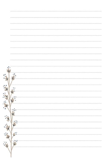 Note Page Writing Paper Template Writing Paper Paper Template