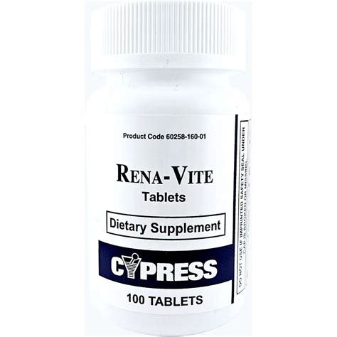 Rena Vite Over The Counter Rena Vite Multivitamin Tablets Nykg