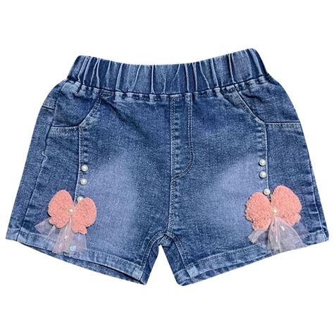 Cethrio Denim Shorts For Girls 2025 Vacation Casual Stretch Summer