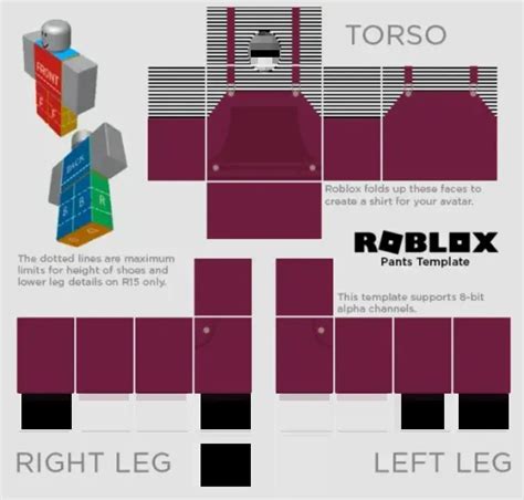 Roblox Pants Templates To Preview And Edit