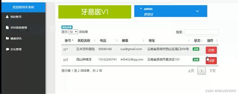 Java牙科诊所医院管理系统牙科诊所管理系统项目描述和项目职责java Csdn博客