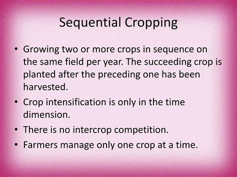 Multiple Cropping Systems Pptx