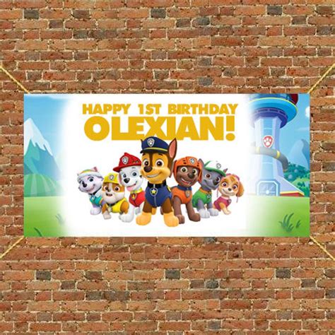 Paw Patrol Banner Etsy