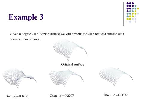 Ppt Degree Reduction Of Bézier Curvesurface Powerpoint Presentation