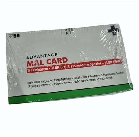 Advantage Mal Card Malaria Test Kit At Rs 16 In Khurja Id 2850358274188