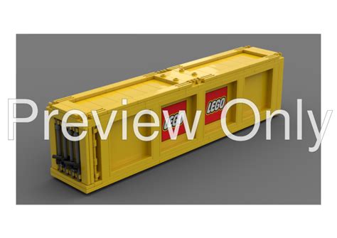 Lego Moc Container System By Trainswithlights Rebrickable Build With Lego