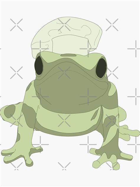 Chef Frog Sticker For Sale By Linrazz Redbubble