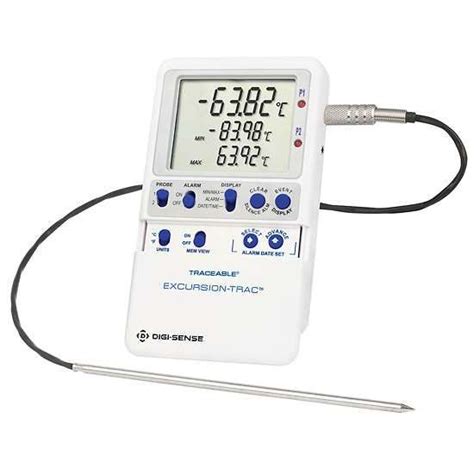 Traceable Excursion Trac Datalogging Low Temp Thermometer With Calibration 1 Ss Probe John