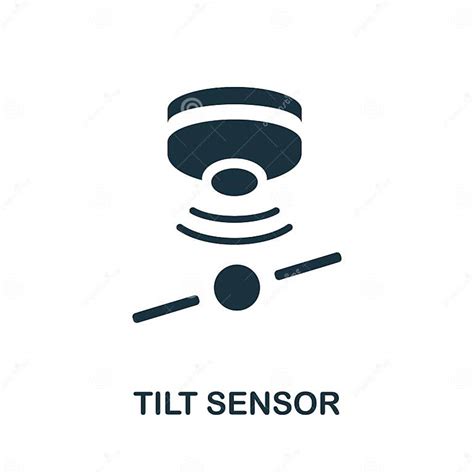 Tilt Sensor Icon Simple Element From Sensors Icons Collection Stock Illustration Illustration