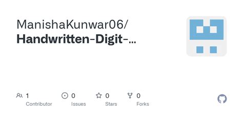 GitHub ManishaKunwar Handwritten Digit Recognitiom