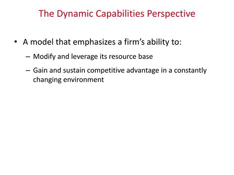 Internal Analysis Resources Capabilities And Core Competencies Pdf