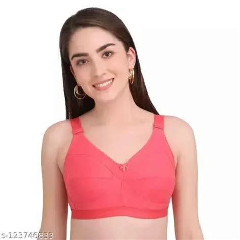 Giwb 123746832 C Cup Everyday Full Coverage Bra Pink 38 𐃗 At ₹ 242