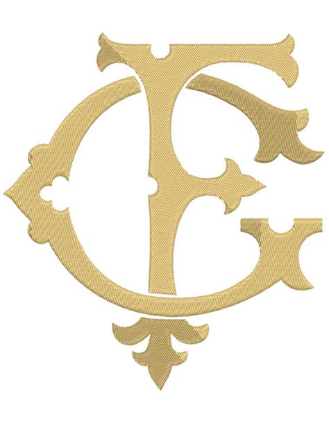 Monogram Chic Fg For Embroidery Shuler Studio