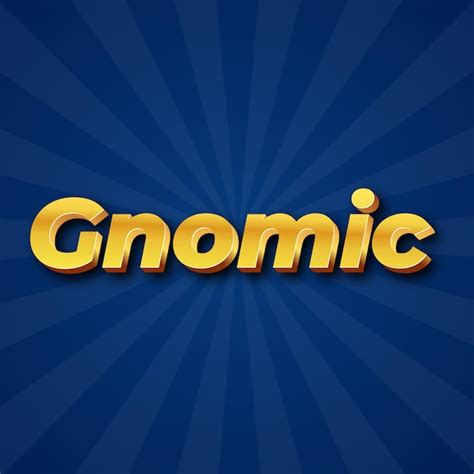 90 Gnomic Pictures