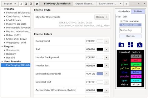 oomox gtk theme designer