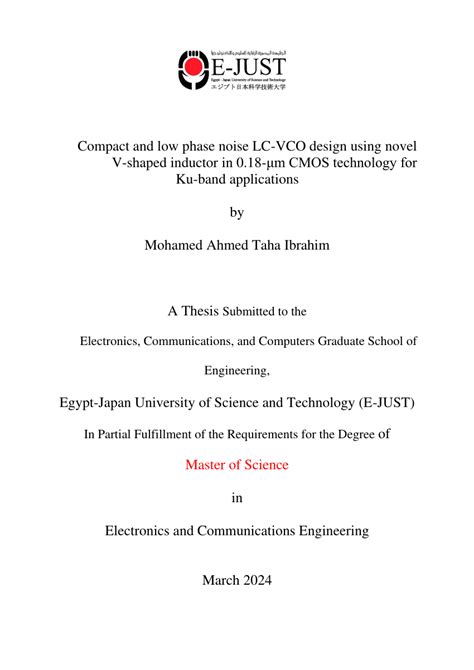 Pdf Compact And Low Phase Noise Lc Vco Design Using Novel V Shaped
