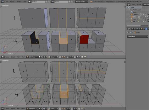 Multiple Meshes In One Object Basics Interface Blender Artists Community