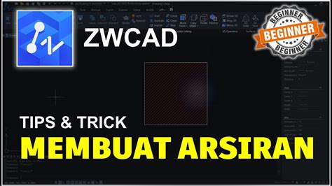 Cara Membuat Arsiran Di Zwcad Youtube