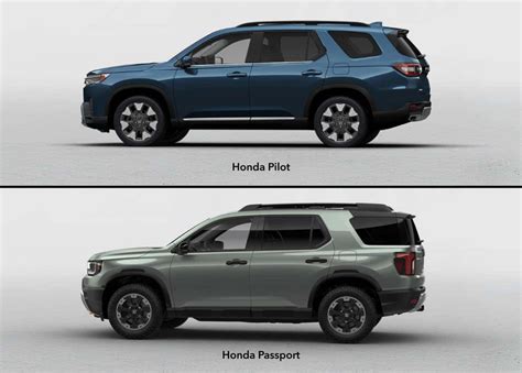Honda Passport Vs Pilot Comparison And Key Differences