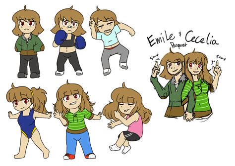 Cecelia And Emile Chibi By Agentwebdog On Deviantart
