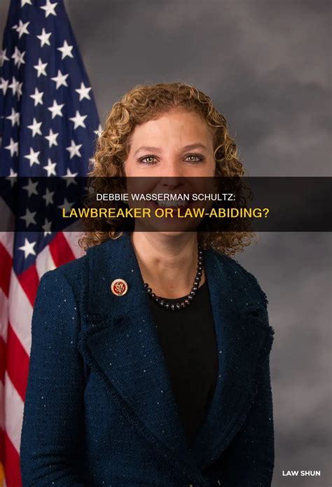Debbie Wasserman Schultz Lawbreaker Or Law Abiding Lawshun