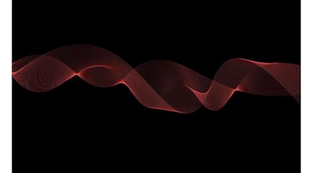 Premium Vector Red Line Wave Background